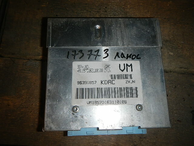 Б/У Блок управления двигателем, Chevrolet (Шевроле)-LANOS (04-) CHEVROLET LANOS (04-09) 173773 GENERAL MOTORS арт. 9639...