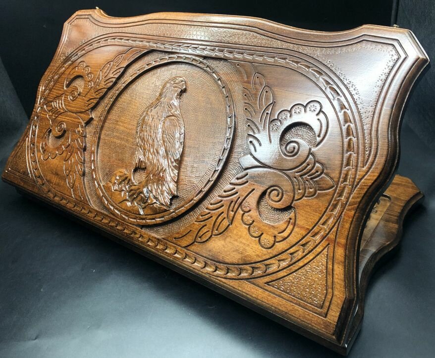 Нарды резные "Орлиная гордость" 60см, большие 60см