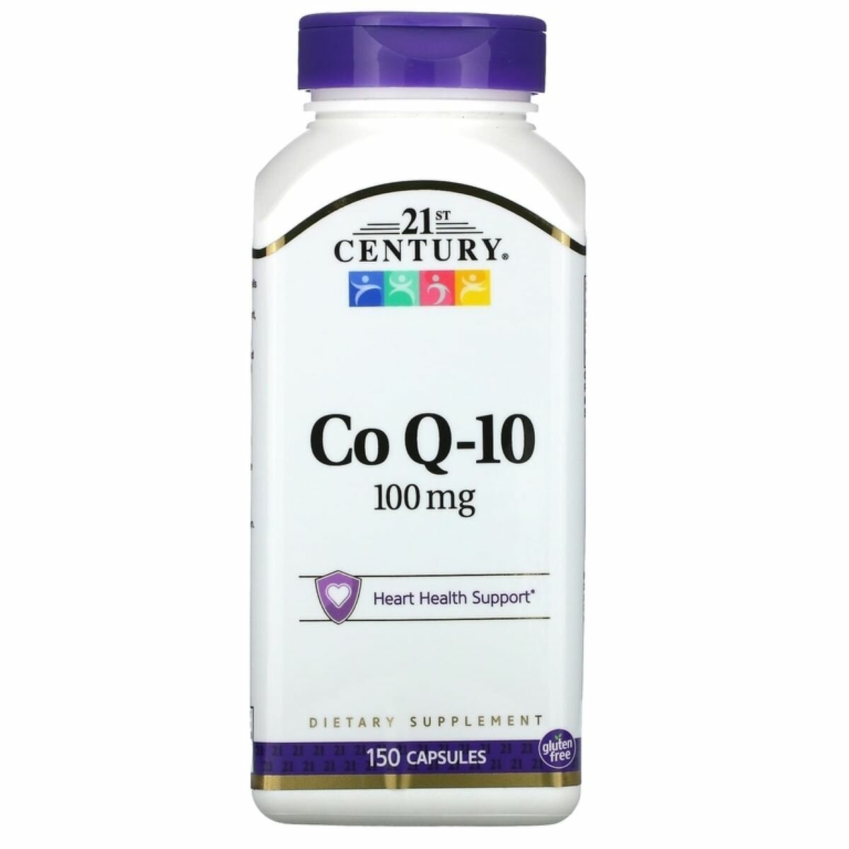 Коэнзим Q10, 21st Century Co Q-10 100 mg, здоровье сердца, 150 капсул