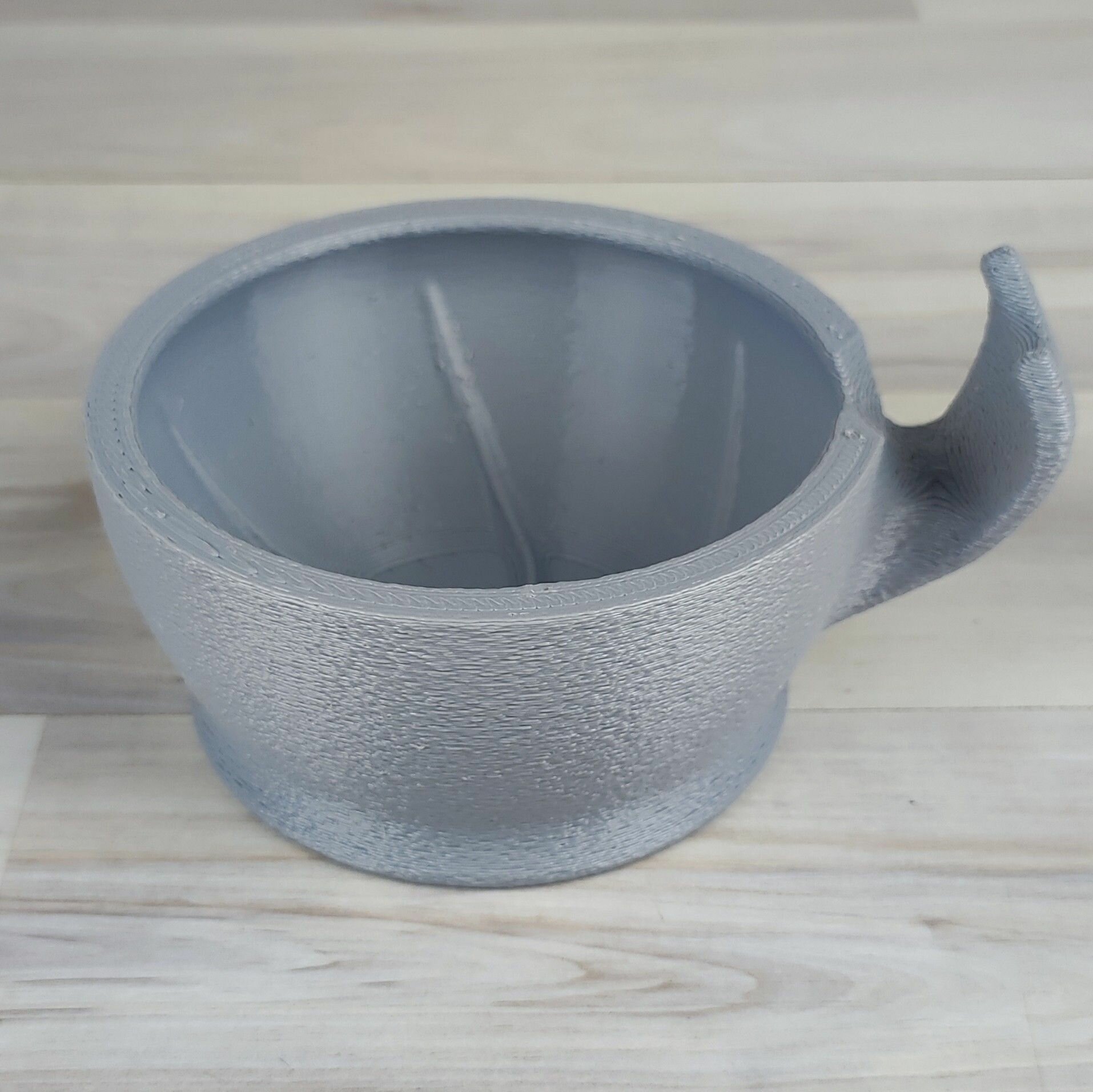 Чаша для бритья Skuttle 3D-печать, PETG-пластик, размер S, серый
