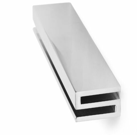 Стеклодержатель REI CASE SOPORTE-ALUMINIO 180X40 CRISTAL 3-6 CROMO BRILLO