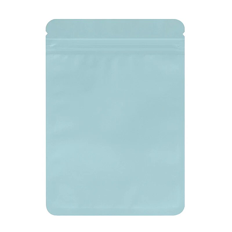 Алюминиевые пакеты с замком Голубой, Light Blue, 6x10cm, 50pcs