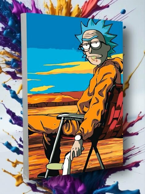 Картина по номерам Рик и Морти Сериал 40*50