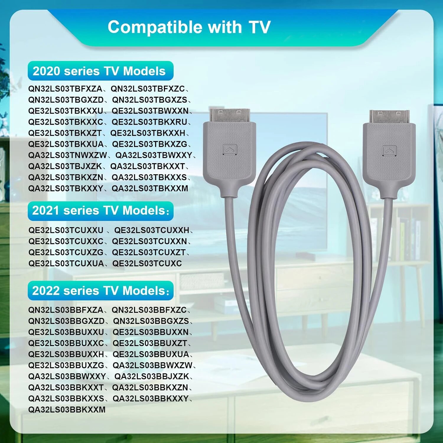 BN39-02615A кабель подключения для 32-дюймовой рамки QLED TV QN32LS03TBF QN32LS03TBG QN32LS03BBF SOC1000T BN44-01083A