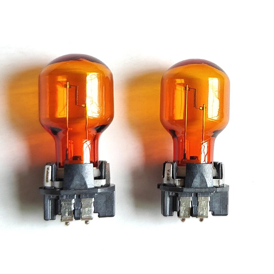 1 пара 100% оригинальных галогенных ламп PWY24W для Audi A3 A4 A5 VW MK7 Golf CC BMW F30 3 серии, передние указатели поворота, янтарный
