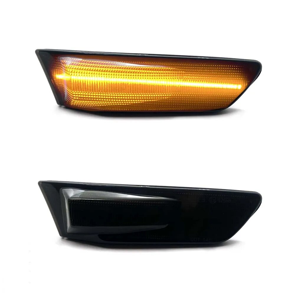 Фонари поворотники для Nissan Skyline 350GT 2003-2007 Infiniti G35 V35 Coupe Black Lens Amber