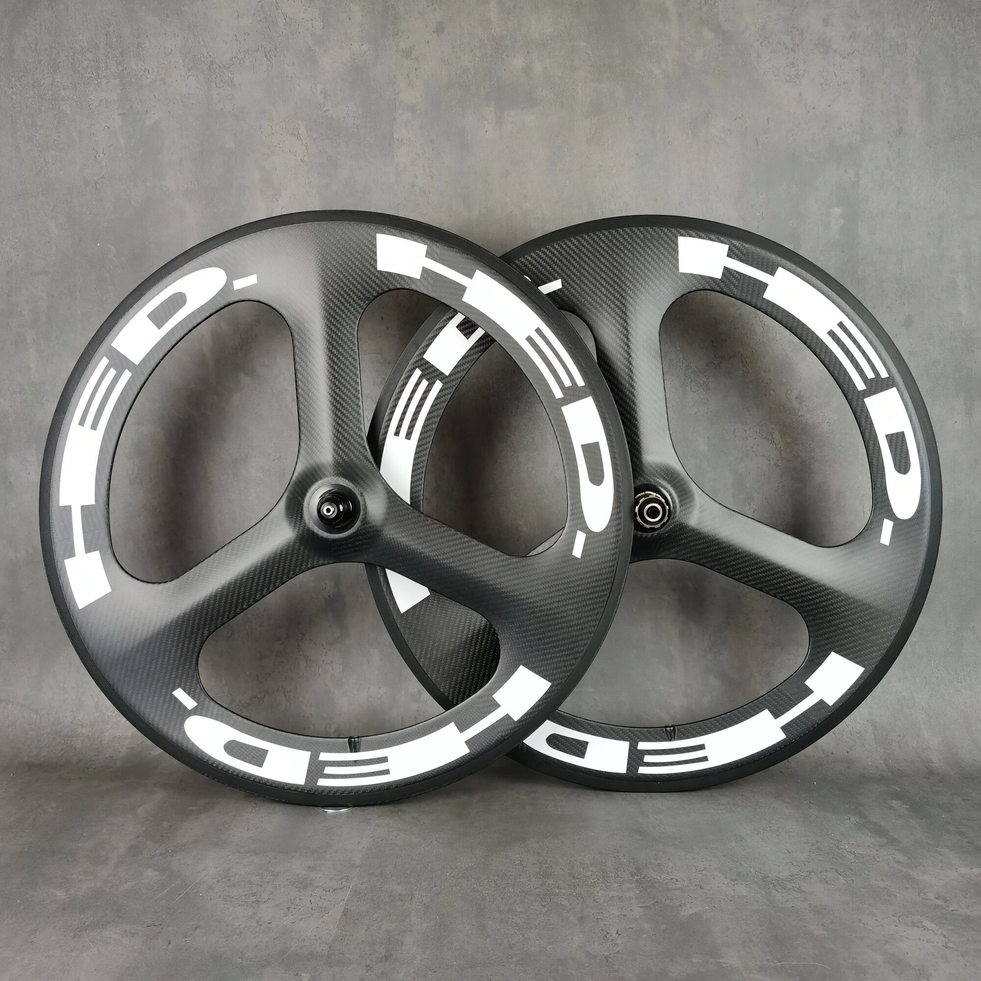 Колеса ZEEUQI 700C карбоновые 3 спицы 70 мм For Track, Clincher, Front and Rear