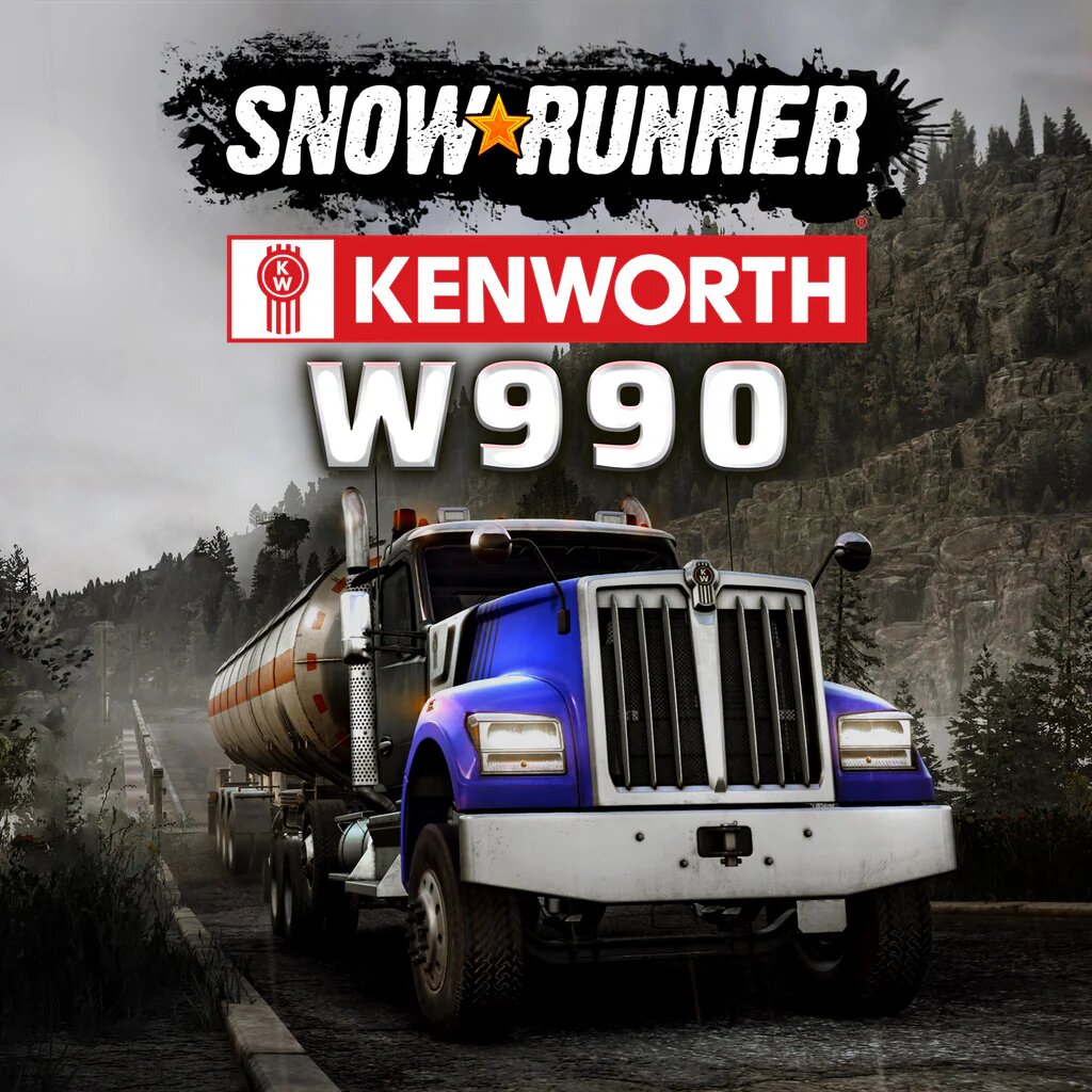 Дополнение SnowRunner - Kenworth W990, цифровое издание PlayStation 4 и PlayStation 5, регион Турция / код пополнения баланса