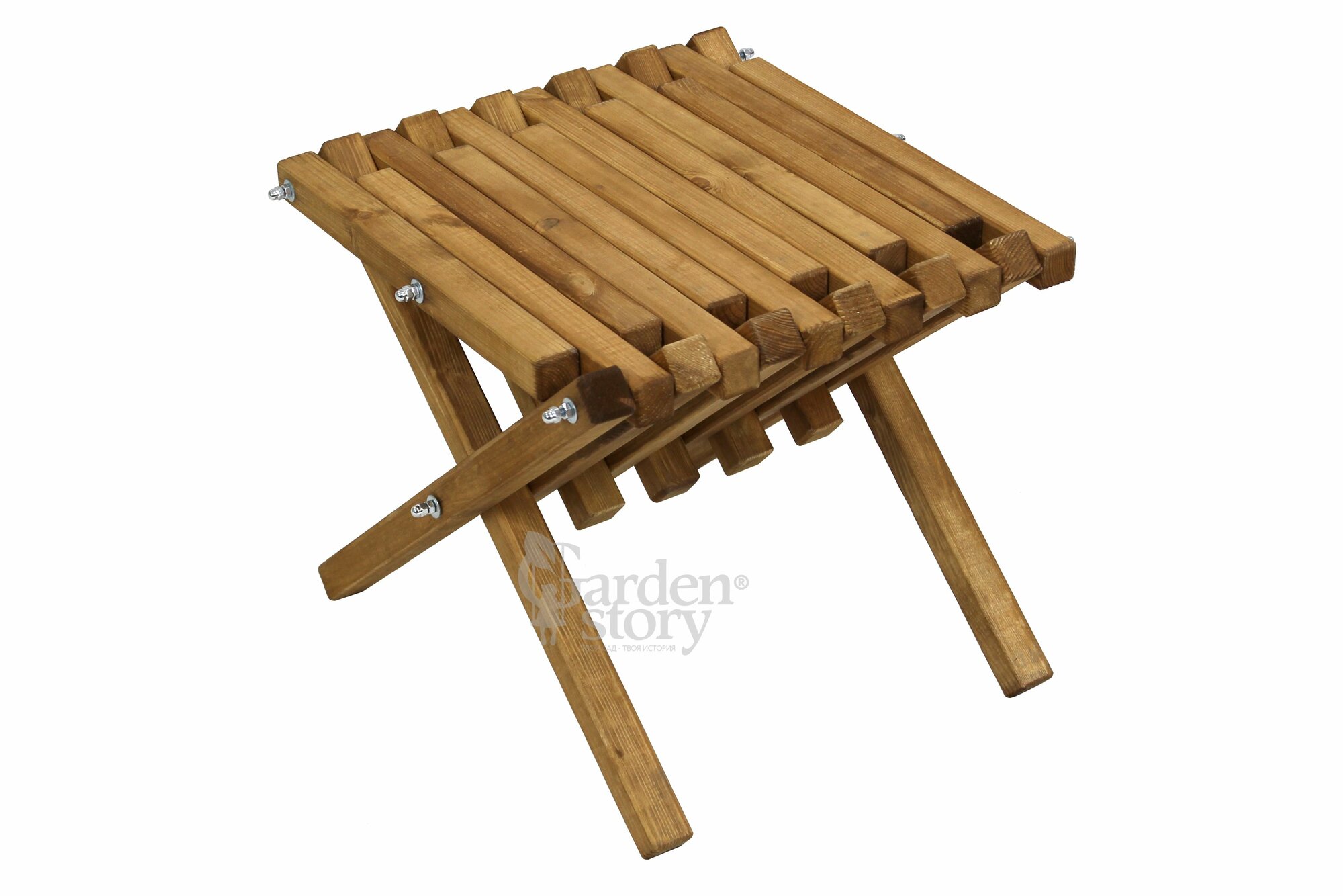 Стол для шезлонга Кентукки, деревянный, бежевый, 47 см х 45 см х 42 см