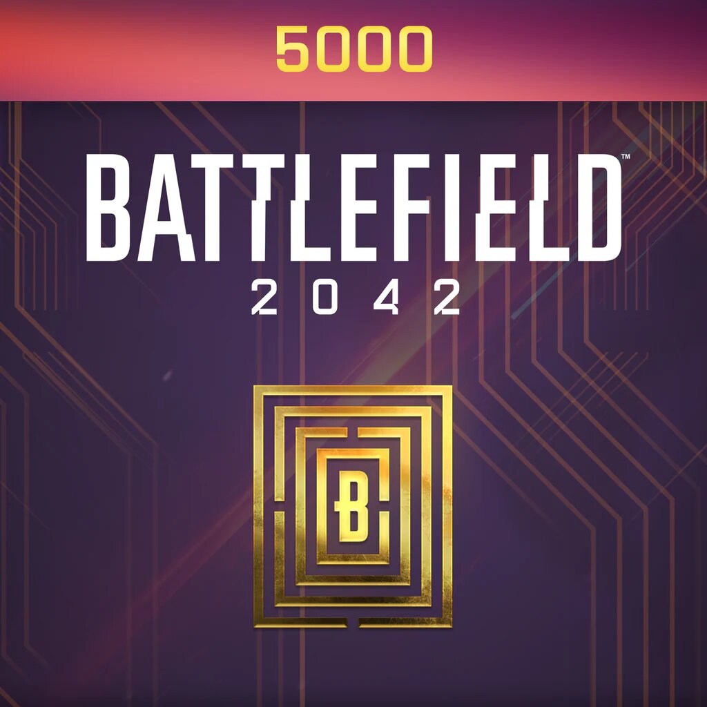 Дополнение Battlefield 2042 - 5000 BFC, цифровое издание PlayStation 4 и PlayStation 5, регион Индия / код пополнения баланса