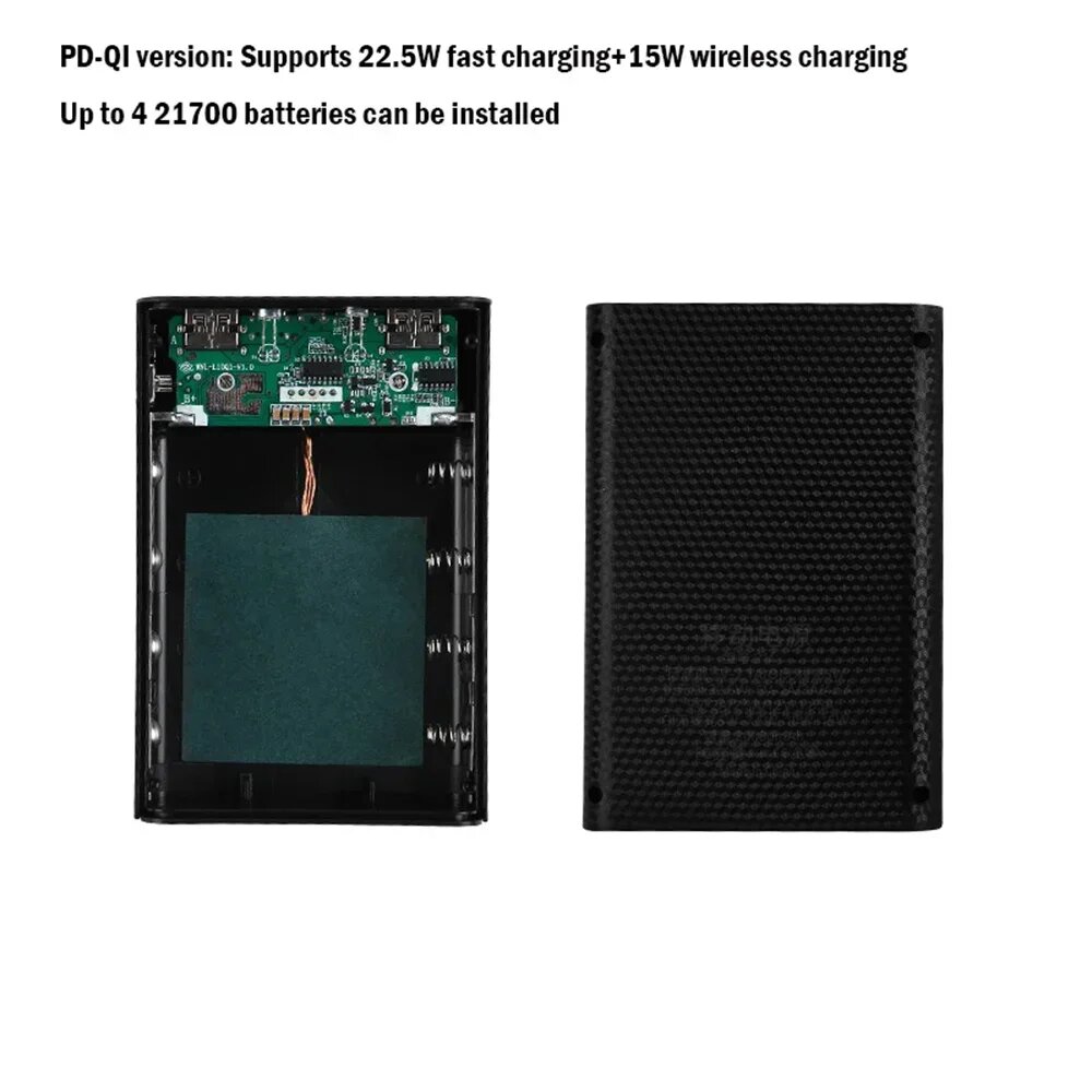 ICANING Power Bank 4x21700, PD-QI Black