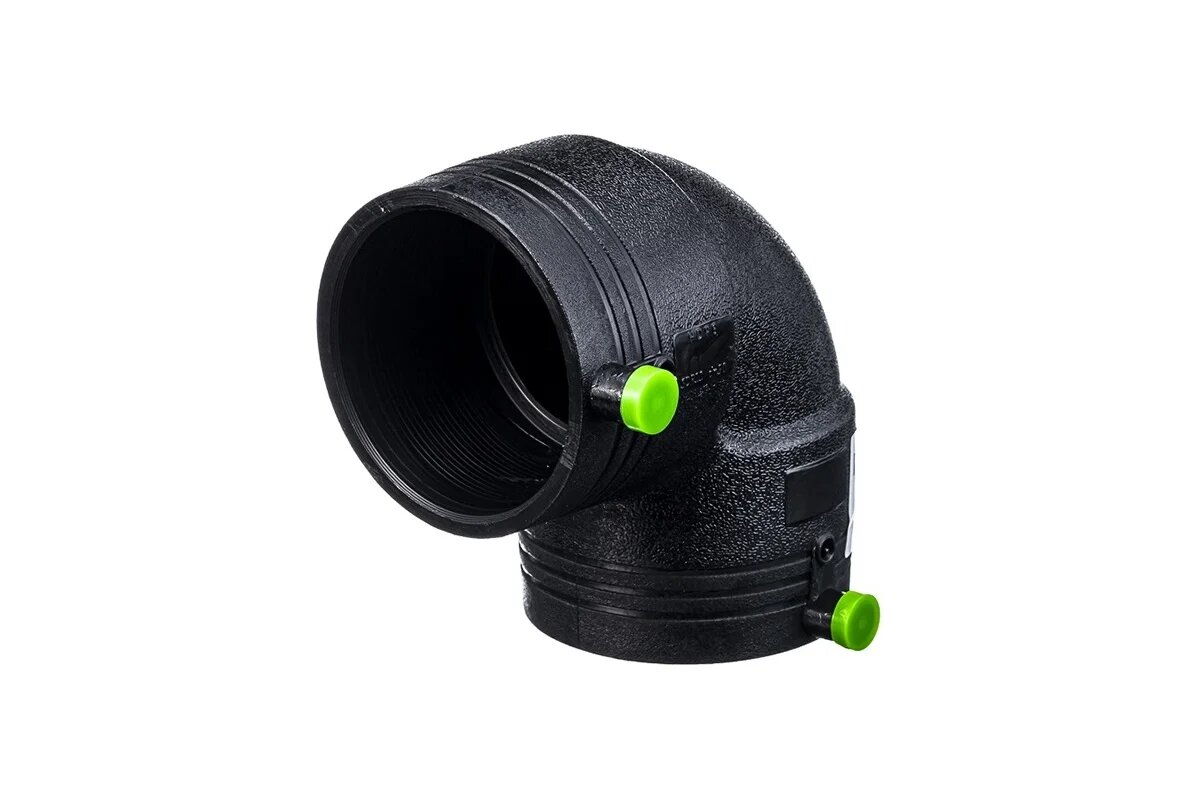 Отвод электросварной ПРОСВАР 90 мм 90° ПЭ 100 SDR 11, полиэтиленовый, максимальное давление 16 МПа, температура эксплуатации до 40 °C