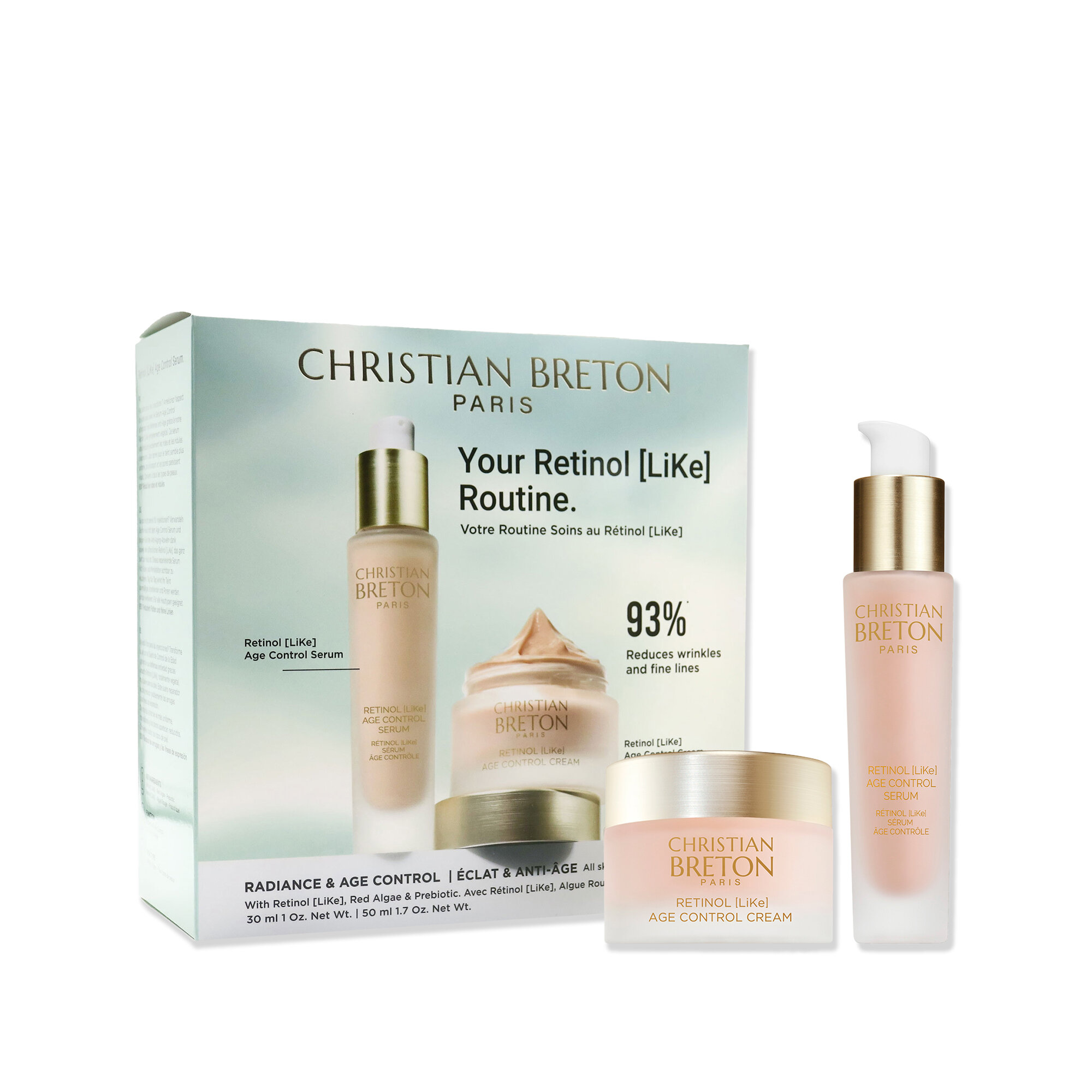Подарочный набор Christian Breton для ухода за кожей лица «Твой незаменимый дуэт с био-ретинолом» 70 мл