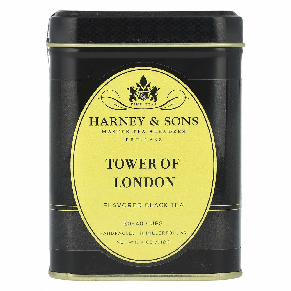 Harney & Sons, черный чай, лондонский Тауэр, 112 г (4 унции)