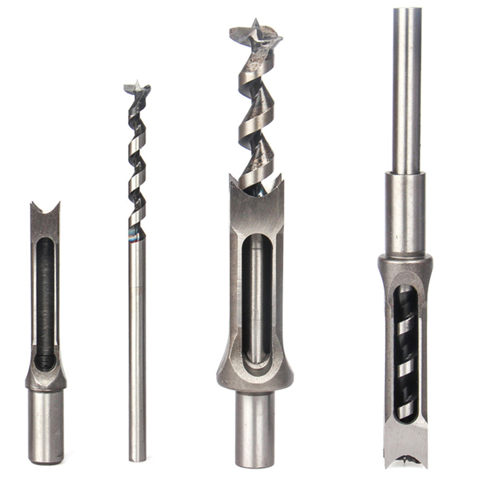 Сверло для квадратных отверстий по дереву, квадратный открыватель отверстий 12,7 мм, удобно для сверления и проделывания отверстий. Металлическая конструкция, прочная и долговечная.