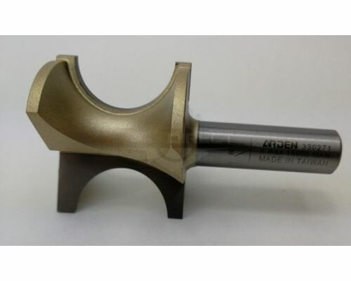 Фреза "бычий нос" (Катушка) Z 2 R 12.7 S 12 D 41.3x34.13 I1 25.4. L72 S 12 ARDEN 330271