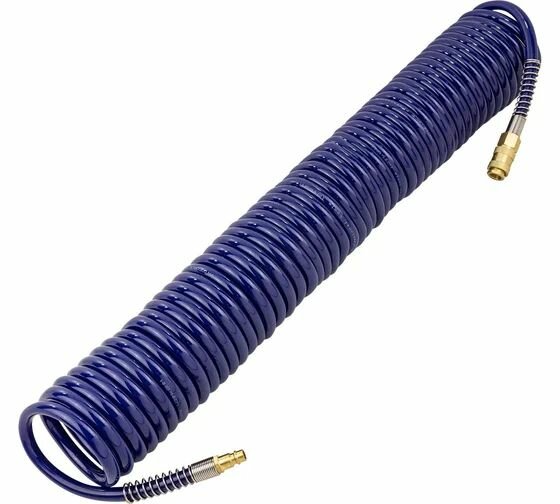 Шланг витой полиуретановый 8 х 12мм х 15м с быстроразъемами YATAFORCE