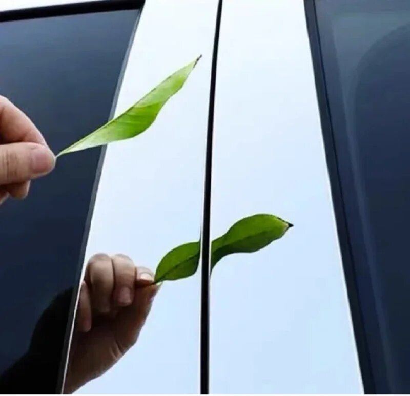 Глянцевая черная стойка, подходит для Honda Accord CF8 CG1/2/3/4/5/6 1998-2002, оконная колонна двери, BC, наклейки на отделку, крышка Silver