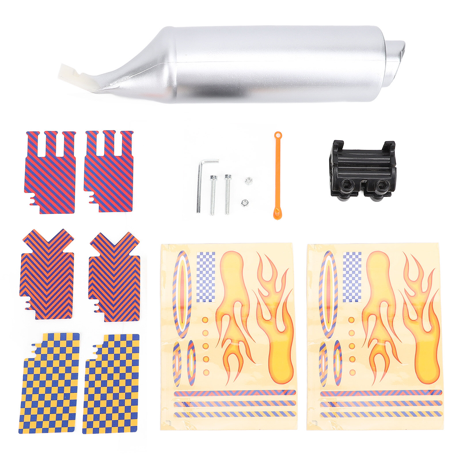 Велосипедная звуковая система с 6 спицами, создает звук выхлопа мотоцикла, аксессуар для велоспорта