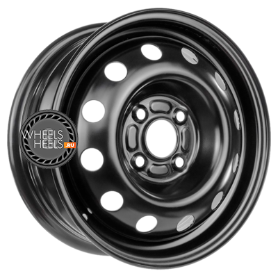 Диск автомобильный стальной Magnetto 14013 AM 14x5.5 4x100 et49 dia56.6 Black