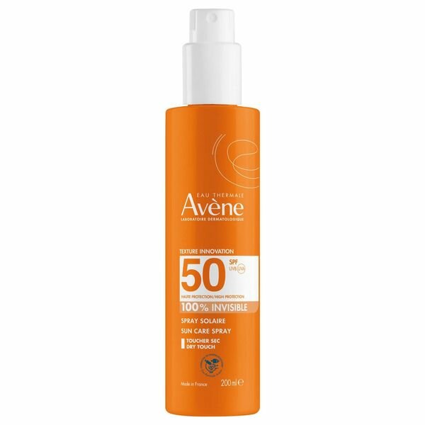 Спрей солнцезащитный невидимый для чувствительной кожи SPF50 Avene/Авен фл. 200мл