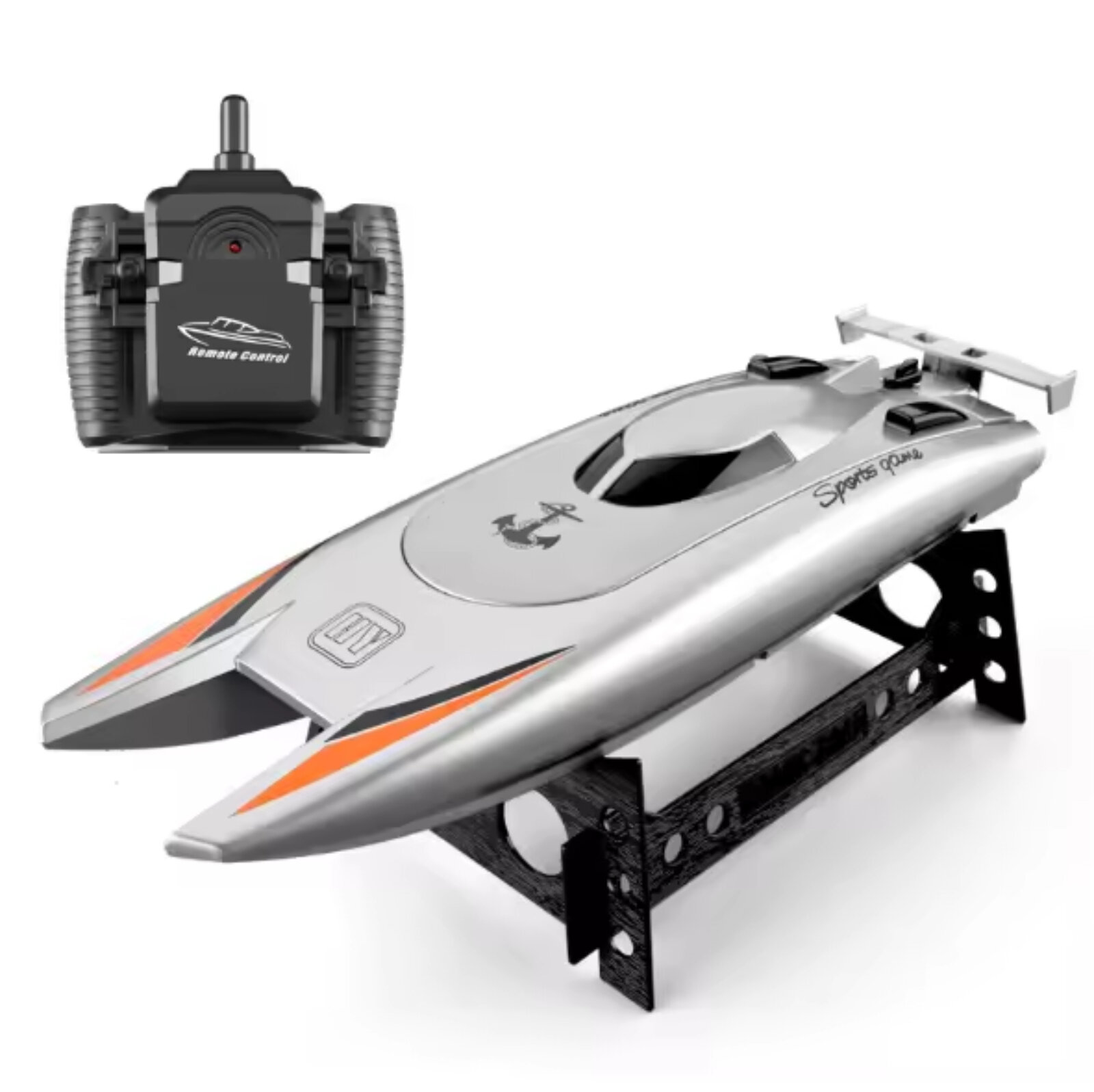 Детский водный игрушка 2.4G радиоуправляемый корабль High Speed Racing Boat 2 Channel, размер 32*9.5*5.5cm, батарея 7.4V 650mAH li-po, время заряда 60 минут, время работы 25 минут, дистанция управления 80m, скорость 25km/h
