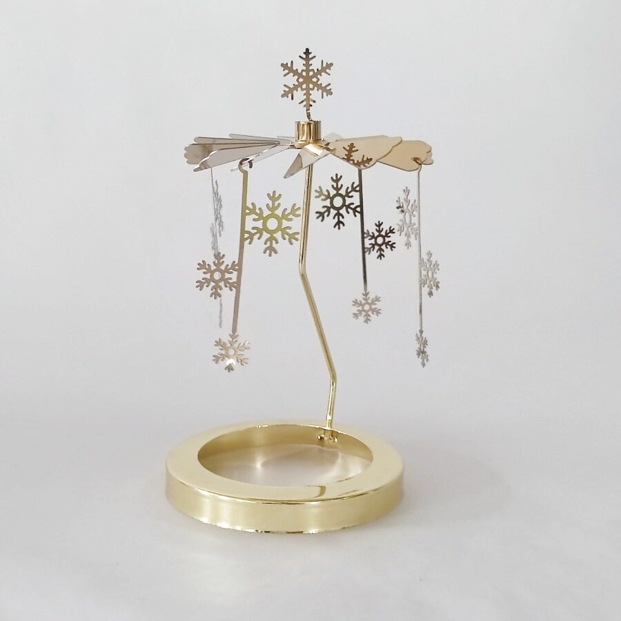 Романтическая ароматическая стеклянная чашка-карусель с оригинальной крышкой, вращающийся подсвечник в виде фонаря.