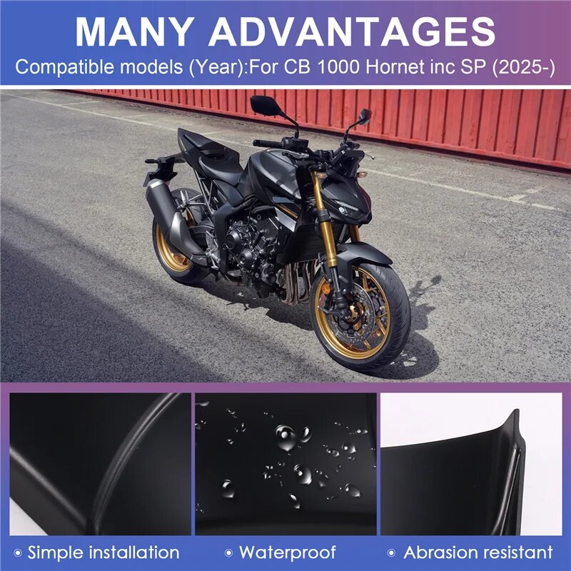 Настоятельно рекомендуемый удлинитель переднего крыла мотоцикла для Honda CB1000 Hornet, включая SP, 2025-A брызговик