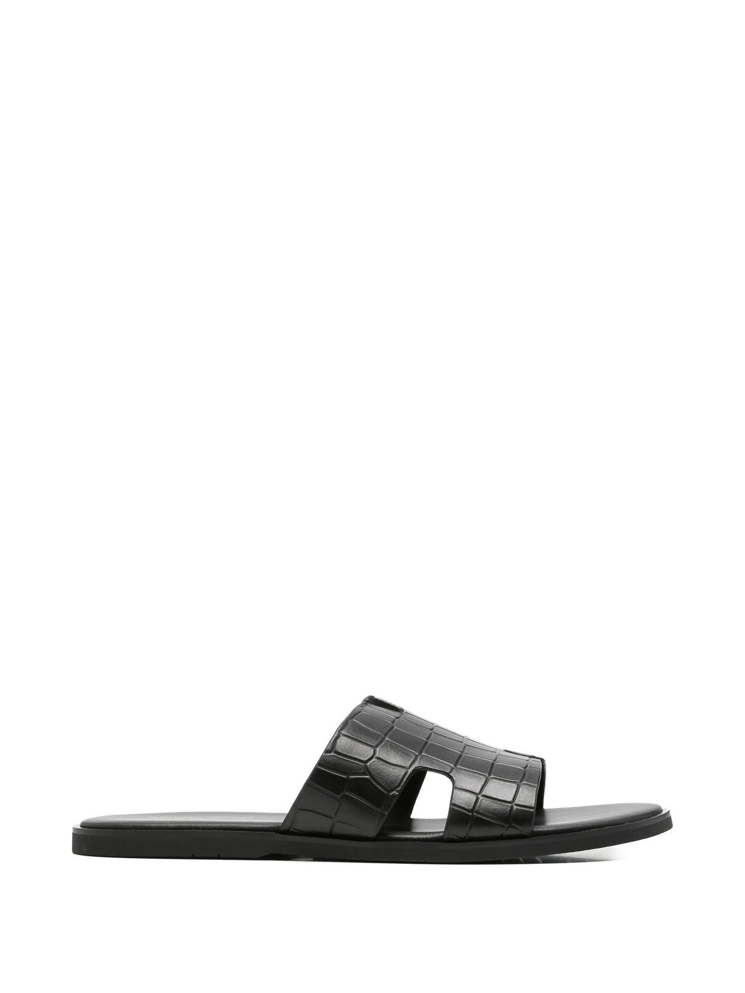Сандалии Croc-effect cut-out sandals