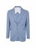 Пиджак Barba Single-breasted blazer, размер 52, blue