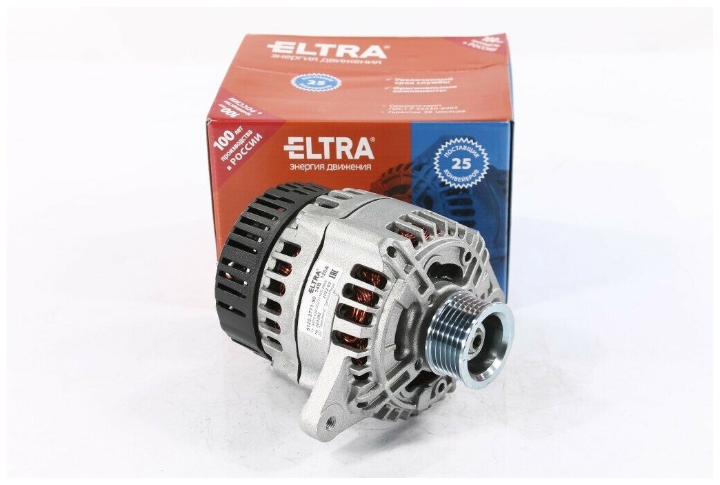 Генератор для автомобиля ГАЗель NEXT дв. А274 Evotech, 4216 120А ремень 6PK