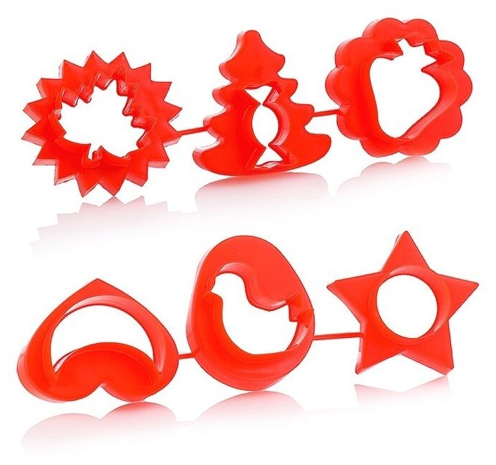 Формочки Луч для лепки и моделирования №2 6 шт. (22С 1420-08)