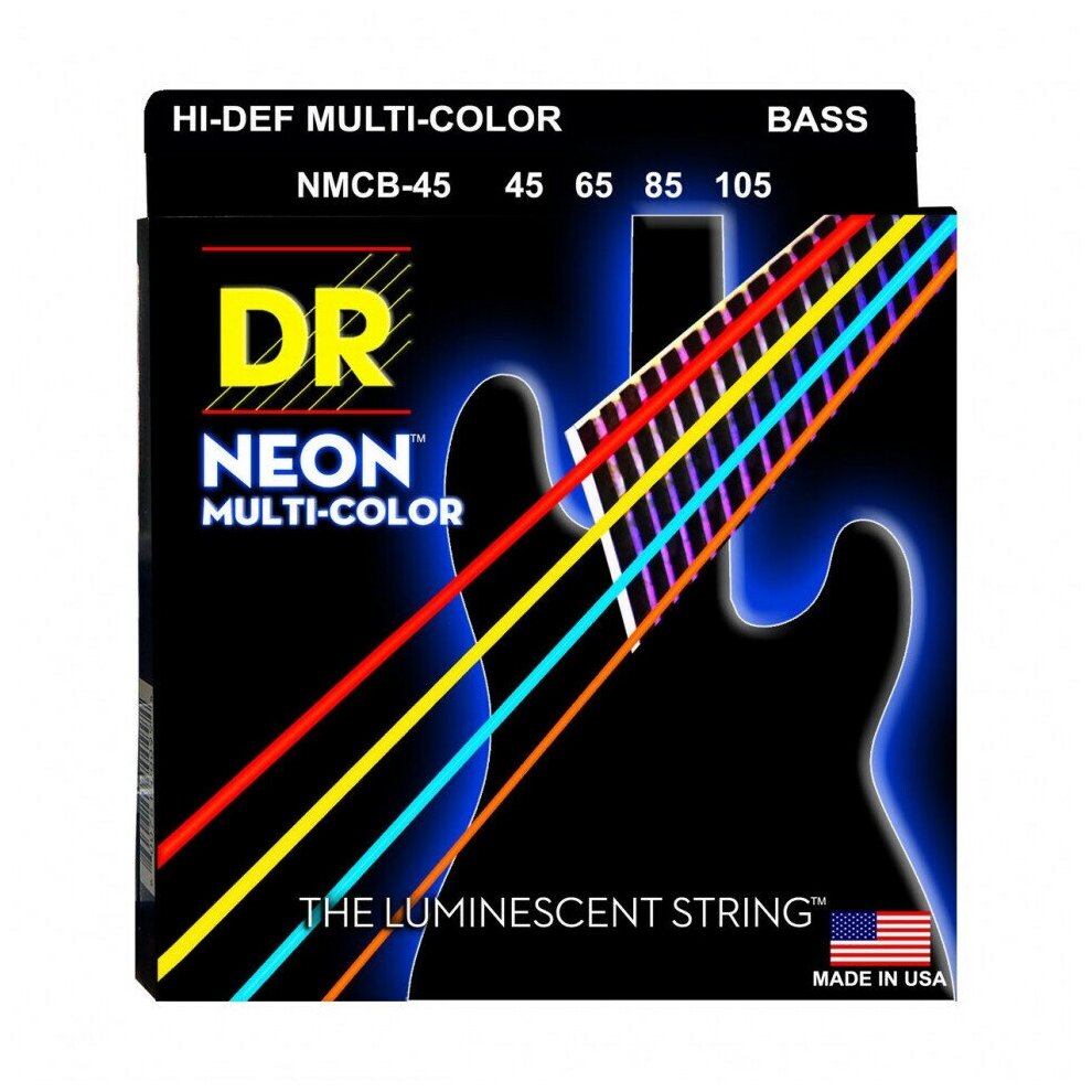 DR Strings NMCB-45 HI-DEF NEON Струны для бас-гитары
