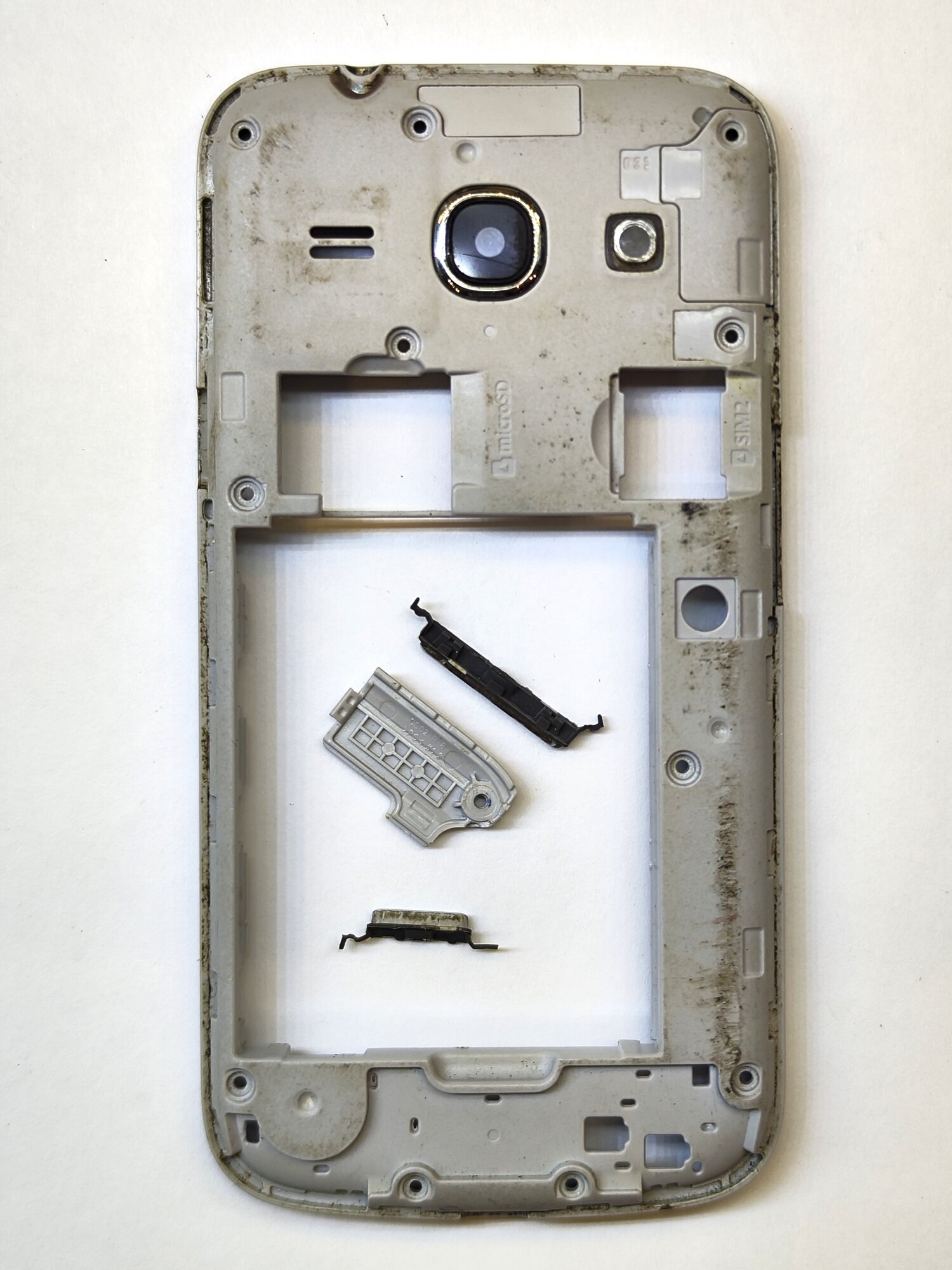 Корпус задняя часть со стеклом камеры для телефона Samsung galaxy star advance G350E
