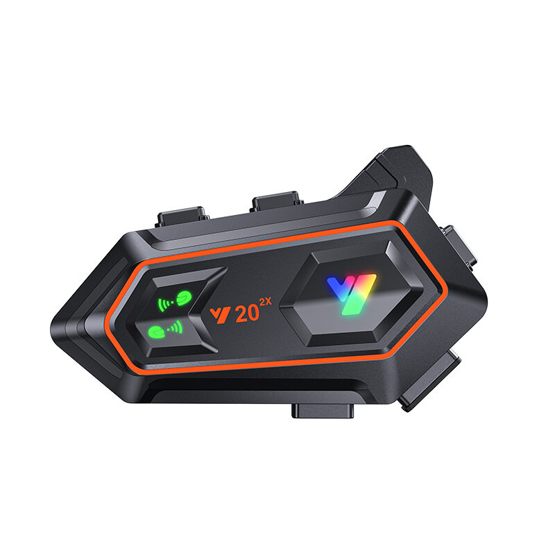 Трансграничная Bluetooth-гарнитура для шлема Y202X с процессором Qualcomm, водонепроницаемая, пыленепроницаемая, с длительным временем работы, для мотоциклетного шлема, с функцией двусторонней связи.