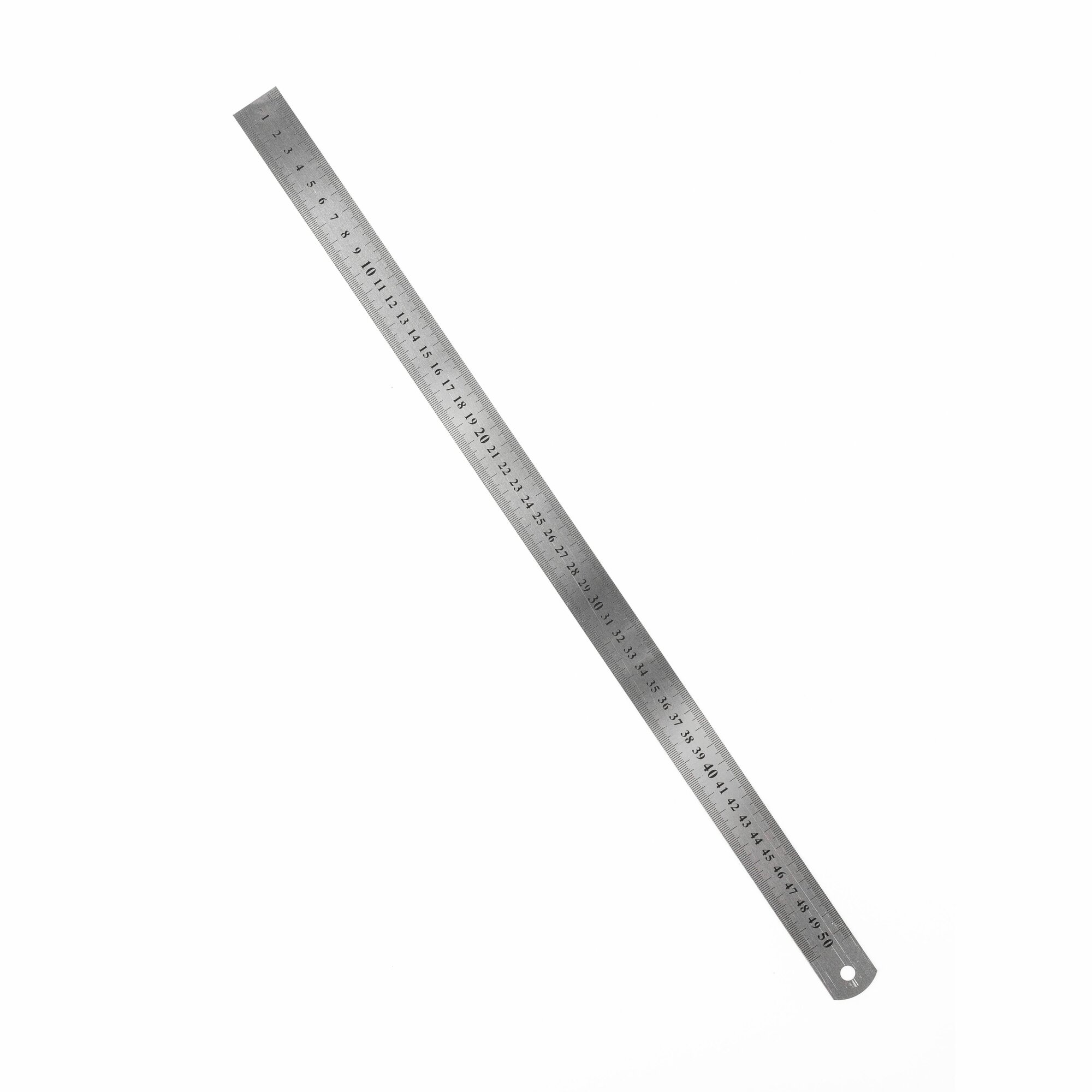 Линейка металлическая 50 см, 1 шт.