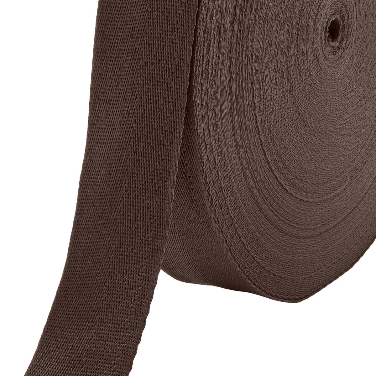 Лента киперная Айрис, 13 г/м, 100% полиэфир, 40мм*50м (11 шоколад)