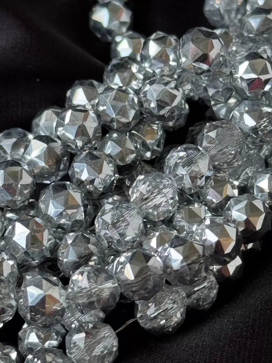 Хрустальные бусины из стекла 8мм