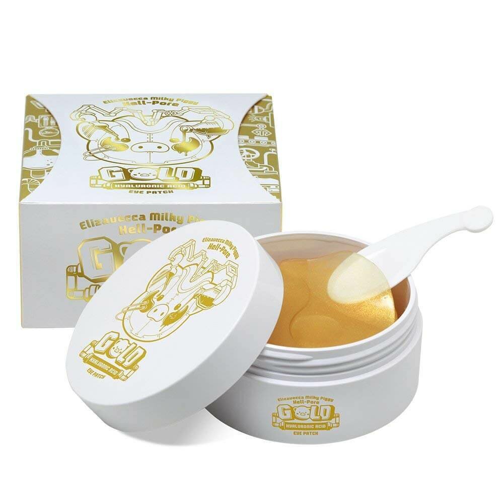 Elizavecca Milky Piggy Hell Pore Gold Hyaluronic Acid Eye Patch - Гидрогелевые патчи с гиалуроновой кислотой