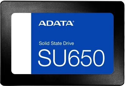 Внутренний твердотельный накопитель SATA Adata SU650 256gb , 520/450mbs , ASU650SS-256GT-R