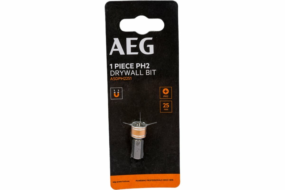 AEG бита по гипсокартону РН2 25 мм ASDPH2251 4932479517 для крепления гипсокартона