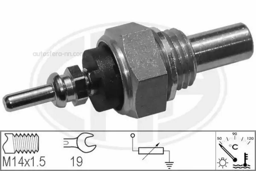 ERA 330118 Датчик температуры ОЖ MERCEDES W201/W202/W210/W460 330118