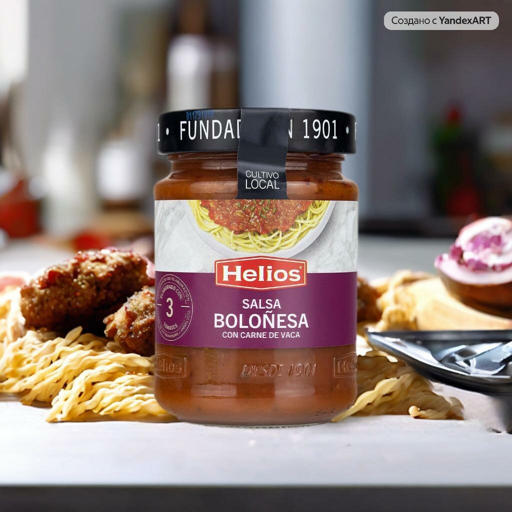 Соус томатный с говядиной HELIOS "Salsa bolonesa", 300 г