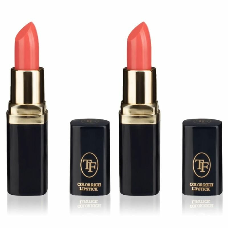 TF cosmetics Помада Color Rich Lipstick, тон 14 бархатный персик, 2шт