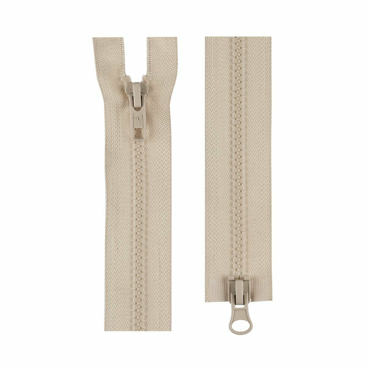 Молния трактор "GAMMA" тип 5 G3052 100 см 10 шт разъёмная двухзамковая №297 слон. кость