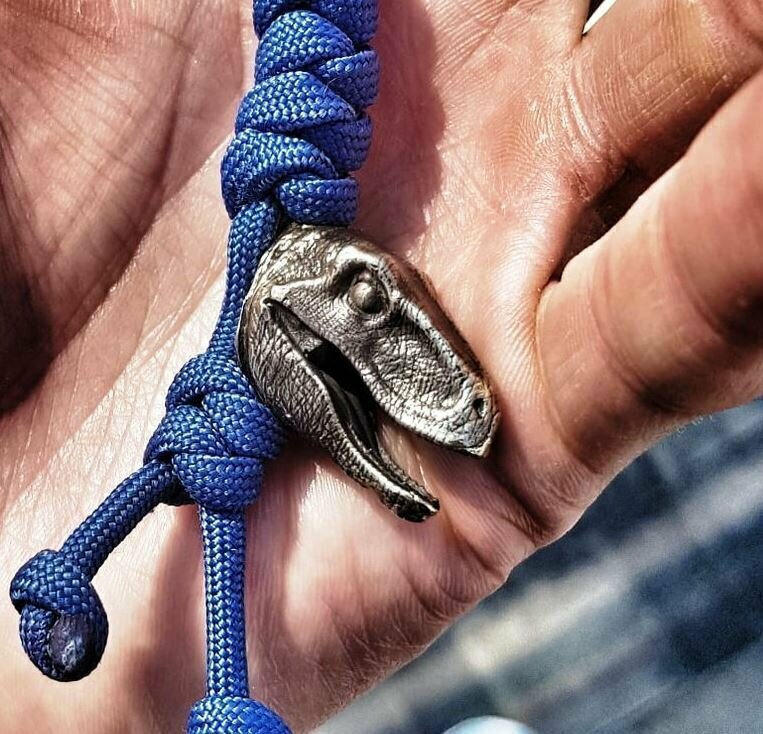 Динозавр - Тиранозавр Рекс - Велоцираптор - Парк Юрского Периода - Из Фильма - Бусина на Темляк - Темлячная Бусина - Брелок - Миниатюра - Фигурка