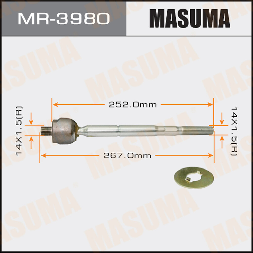 Тяга рулевая Toyota MARK II/ ##X110, CROWN/ ##S17#, ALTEZZA/ ##E10 Masuma