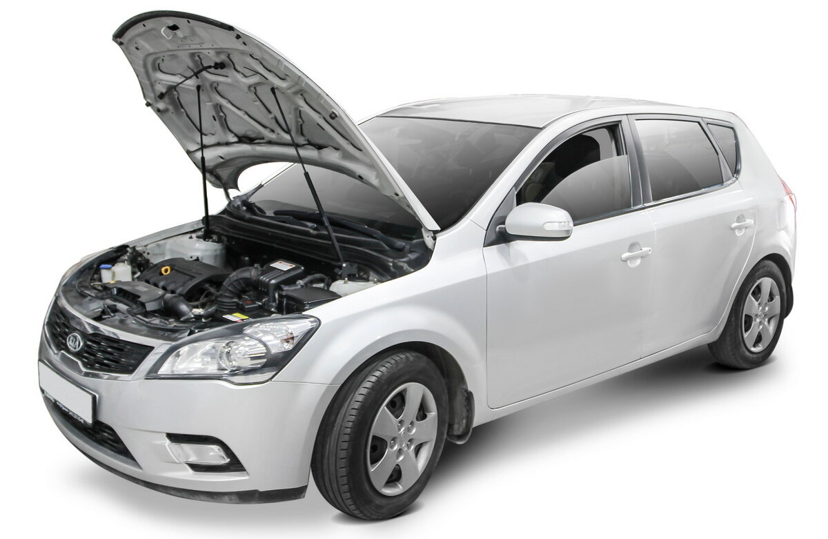 Газовые упоры капота АвтоУпор для Kia Ceed I 2006-2012, 2 шт, UKICEE031