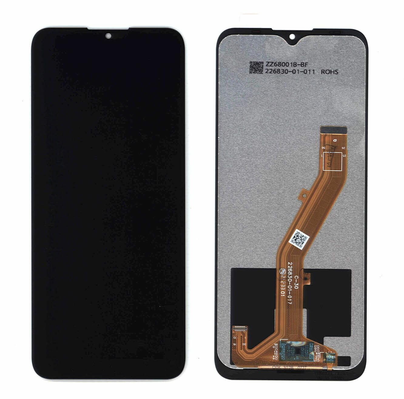 Дисплей для Nokia C30 черный