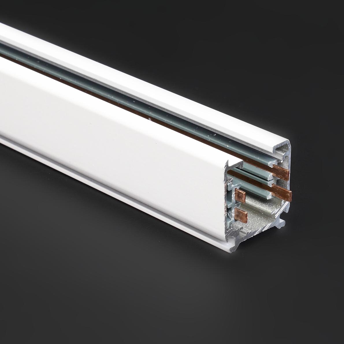 Трек для спотов 4L 1м 4X7 ('трехфазный', 4 провода, белый)